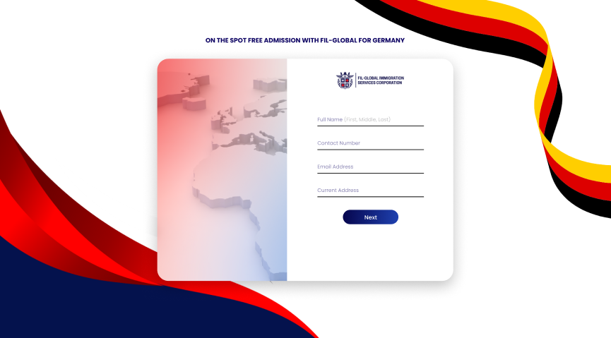 On the spot free admission with Fil-Global For Germany - Fil-Global ...